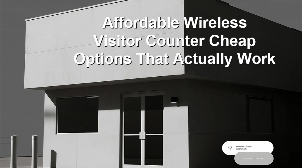 Affordable Wireless Visitor Counter Cheap Options That Actually Work ...