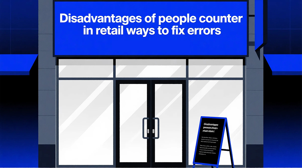 Disadvantages of people counter in retail ways to fix errors - Foorir